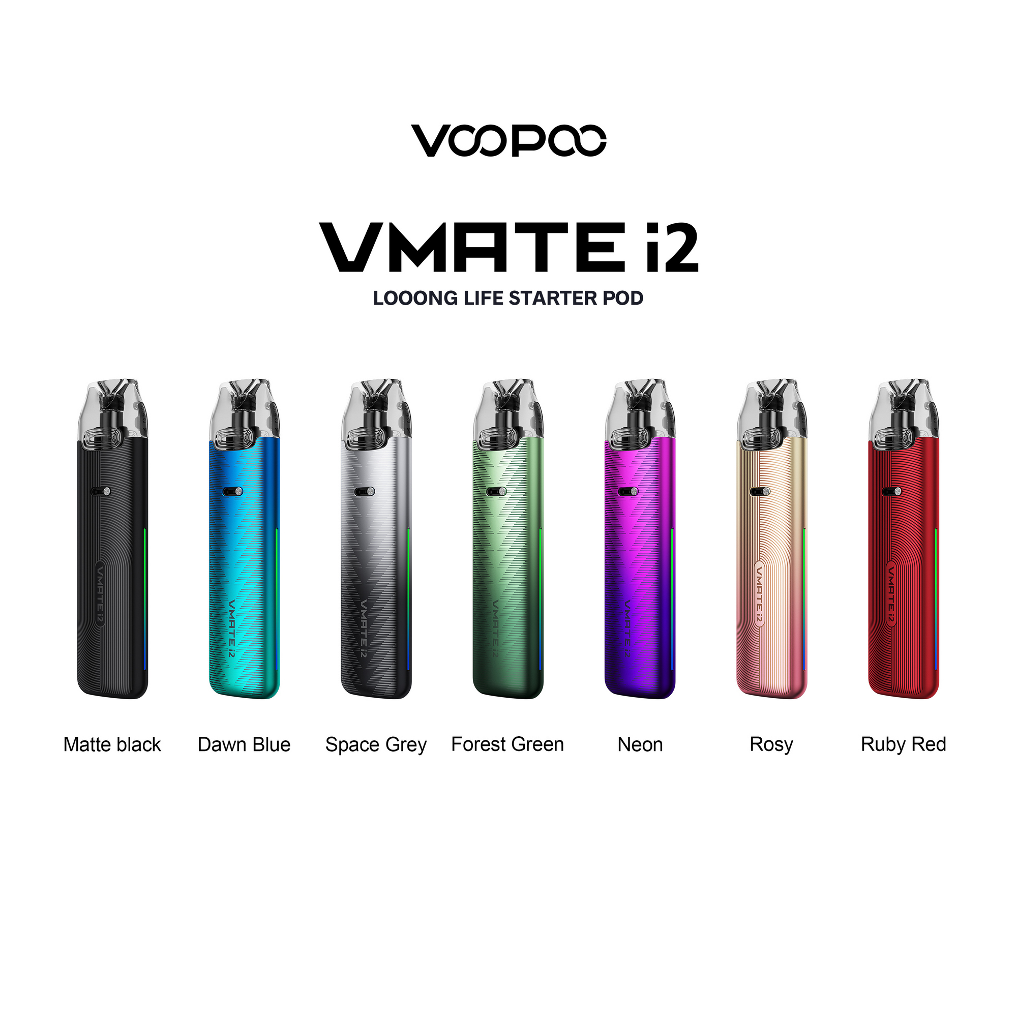 VooPoo VMATE i2 Pod Kit, vmate infinity edition 2, vmate top fill cartridges 2pk